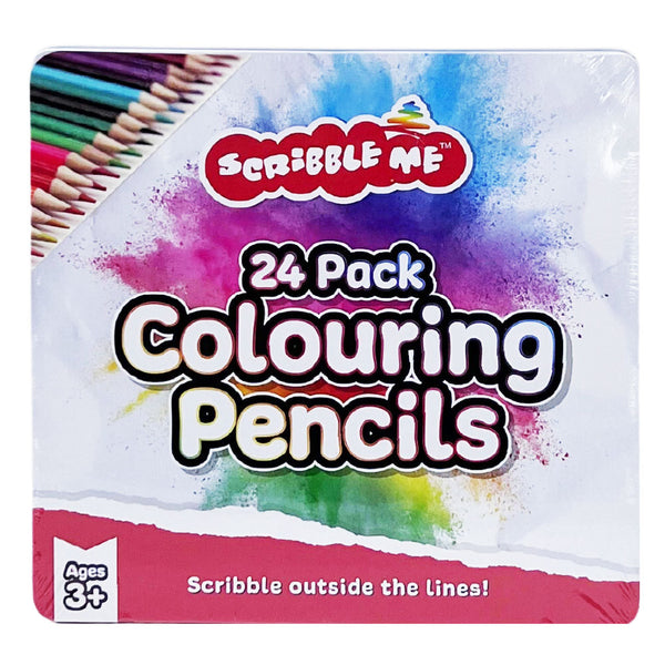 Scribble Me: 24 Pack Colouring Pencils – Smooth Sales