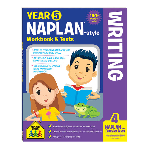 Year 5 NAPLAN - Style Writing Workbook and Tests – Smooth Sales