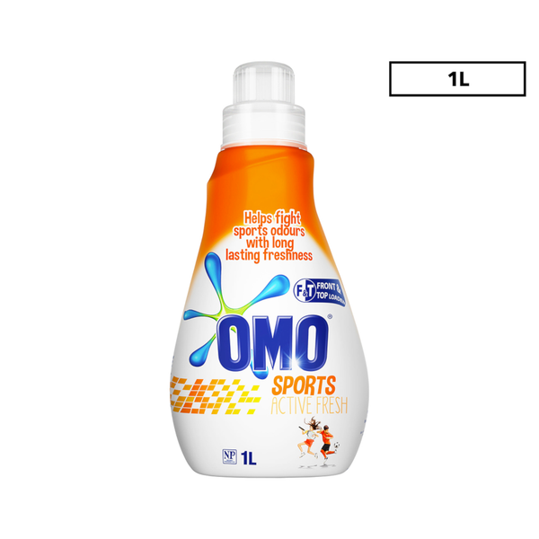 Omo Sports Active Fresh Front & Top loader Laundry Liquid 1L – Smooth Sales