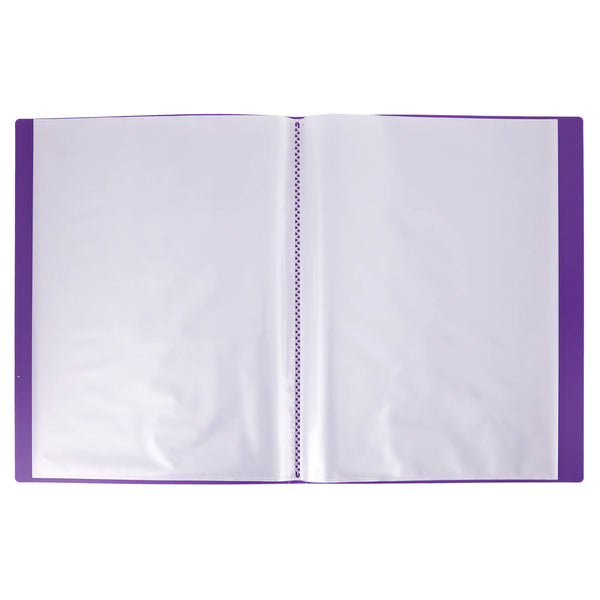 6 x ColourHide A4 My Wingman Display Book Purple 40 Pockets – Smooth Sales