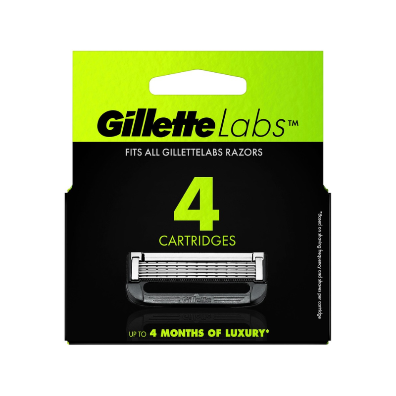 Gillette Labs Razor Cartridges - 4 Pack – Smooth Sales