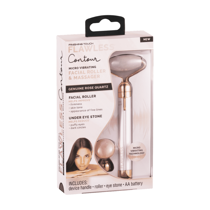 Finishing Touch Flawless Contour Micro Vibrating Facial Roller & Massa ...