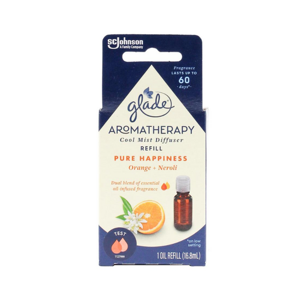 Glade Aromatherapy Cool Mist Diffuser Refill Orange + Neroli - 16.8ml ...