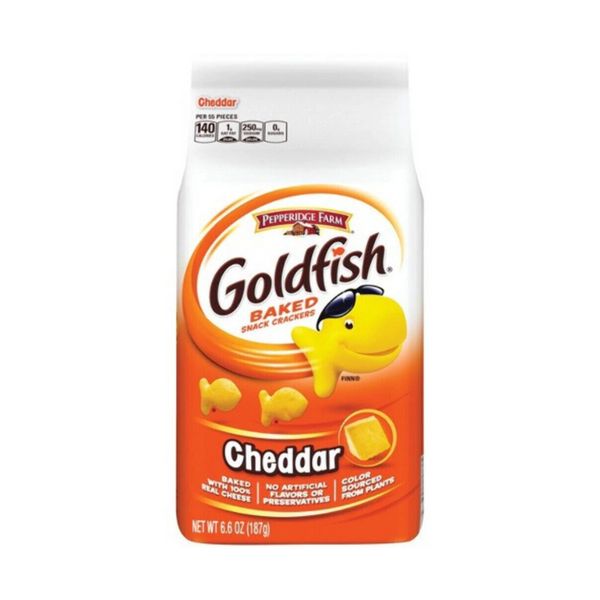 6 Pack x Goldfish Baked Snack Crackers Cheddar - 187g – Smooth Sales