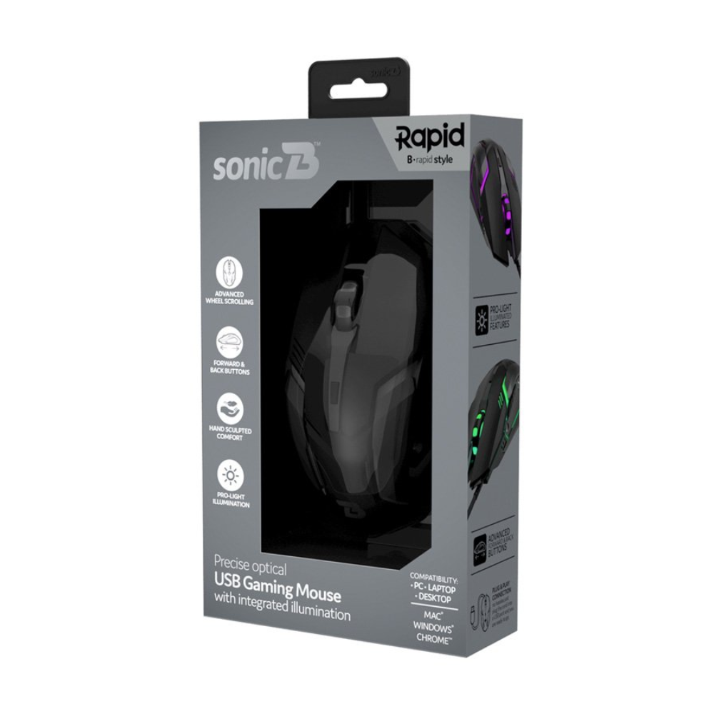 SonicB Rapid Wired Gaming Mouse – Smooth Sales