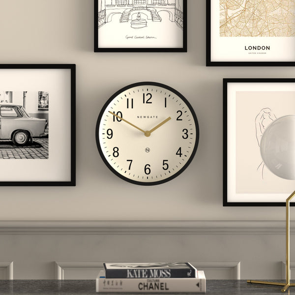 Newgate Master Edwards Wall Clock Black – Smooth Sales