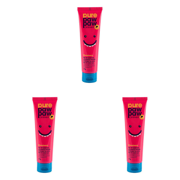 3 Pack x Pure Paw Paw Strawberry 25g – Smooth Sales