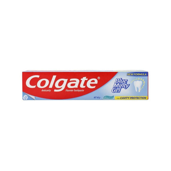 12 x Colgate Fluoride Toothpaste Blue Minty Gel 165g – Smooth Sales