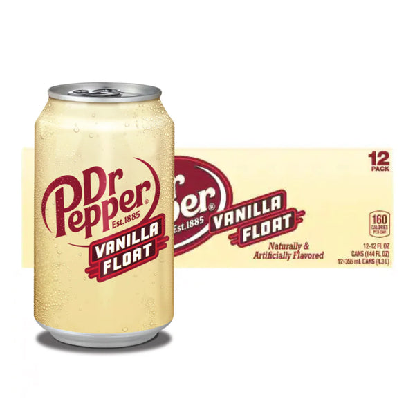 12 x Dr Pepper Vanilla Float 355ml – Smooth Sales