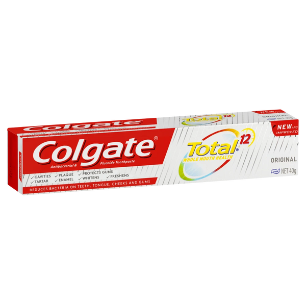 24 x Colgate Total Original Antibacterial Toothpaste 40g – Smooth Sales