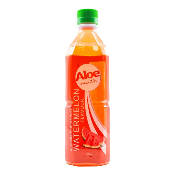 20 Pack x Aloe Mate 500mL Aloe Vera Drink Watermelon – Smooth Sales