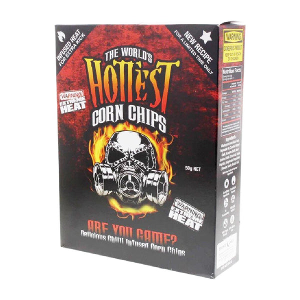 World's Hottest Corn Chips - Carolina Reaper & Scorpion Extreme Chilli ...