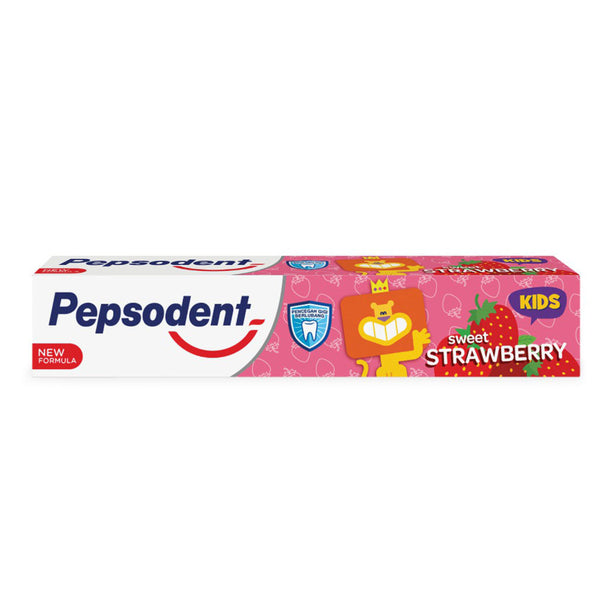 Pepsodent Strawberry Kids Toothpaste 50g – Smooth Sales