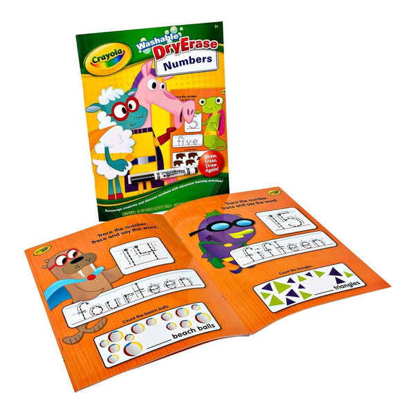 Crayola Washable Dry Erase Numbers Workbook – Smooth Sales