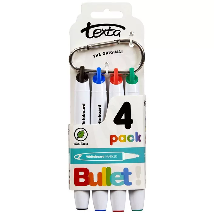 Texta Whiteboard Markers with Carabiner – Smooth Sales