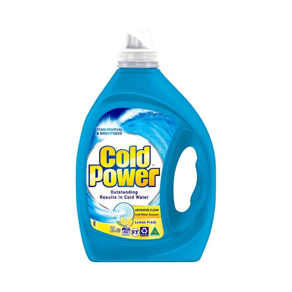Cold Power Advanced Clean Laundry Detergent Liquid Lemon 2L – Smooth Sales