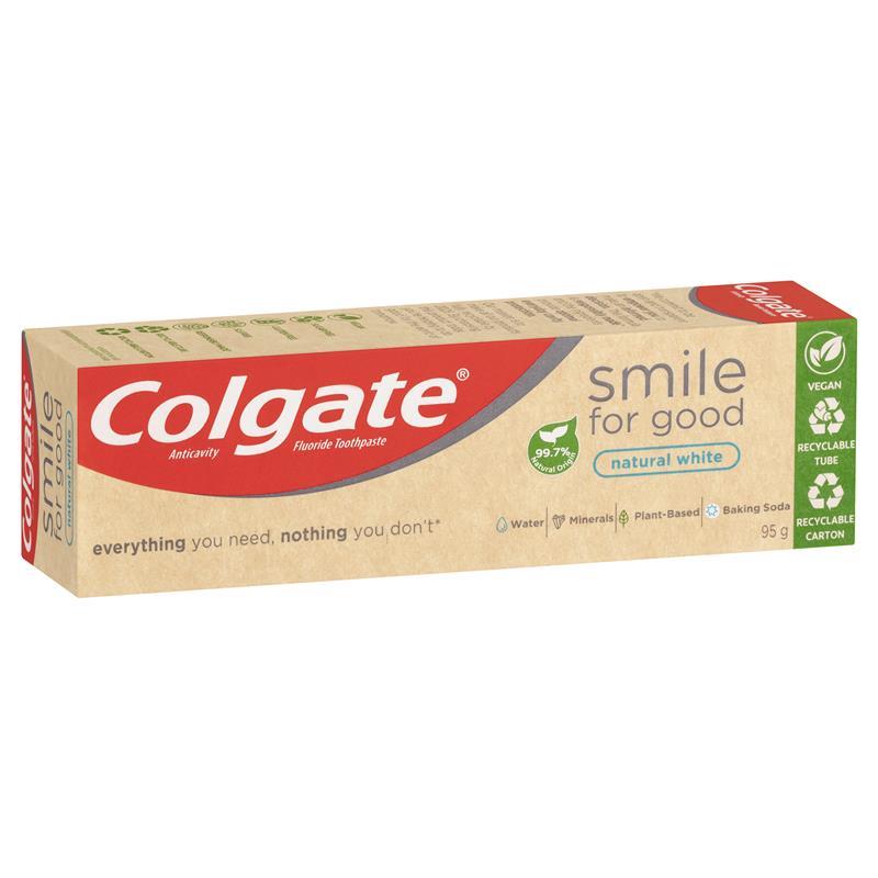 Colgate Toothpaste Smile For Good Natural White 95g – Smooth Sales
