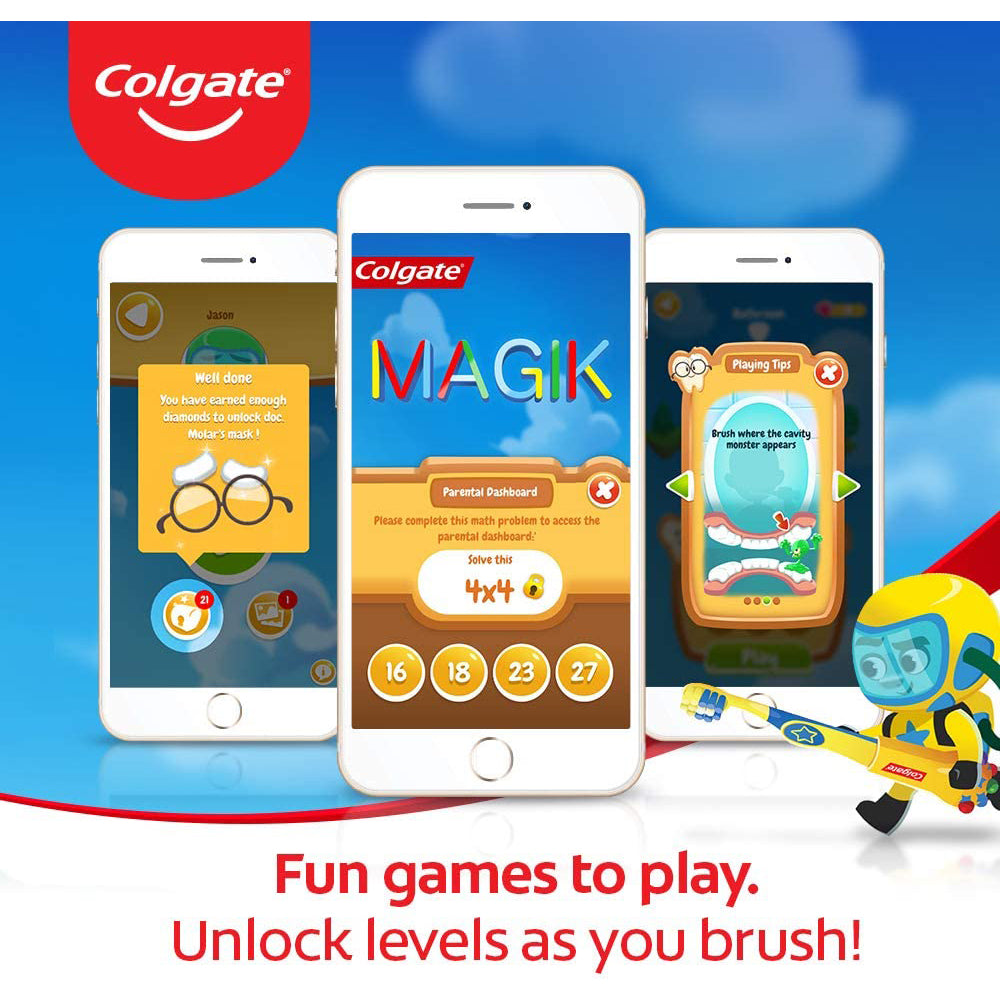 Colgate Magik Smart Toothbrush For Kids 6+ Years – Smooth Sales