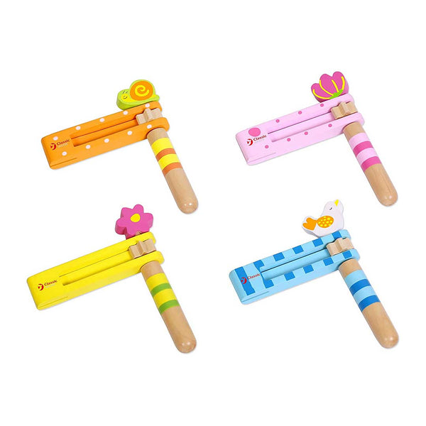 Classic World Kids Wooden Ratchet Musical Toy Assorted – Smooth Sales