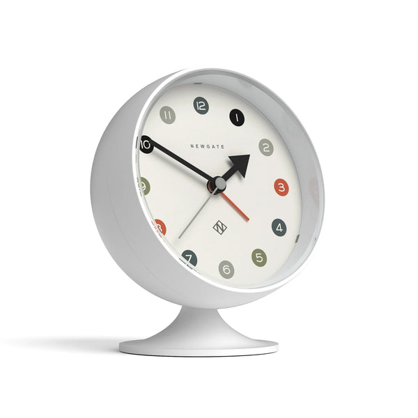 Newgate Spheric Alarm Clock White – Smooth Sales