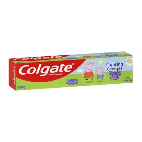 Colgate Peppa Pig Kids Toothpaste Mint Gel 2-5 Years 80g – Smooth Sales