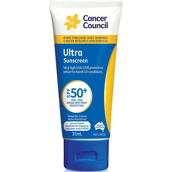Cancer Council SPF 50+ Ultra Sunscreen 35ml – Smooth Sales