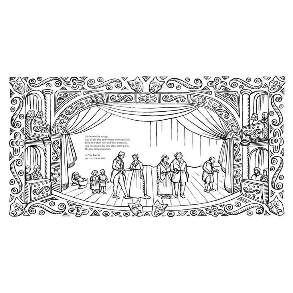 Shakespeare Illustrations Colouring Book – Smooth Sales