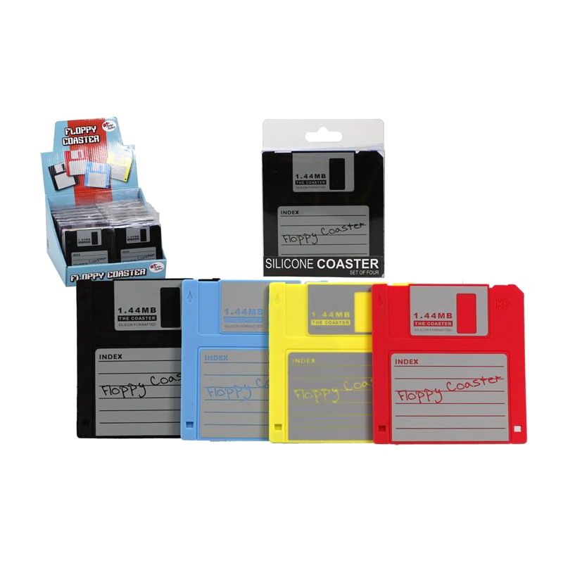 Floppy Disk Coasters (4 Pack) – Smooth Sales