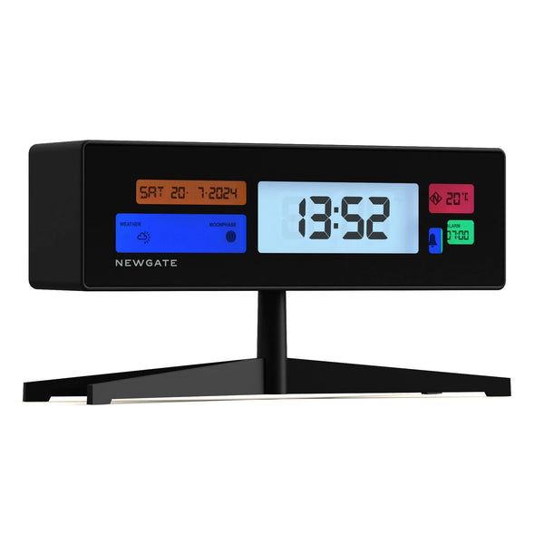Newgate Supergenius Lcd Alarm Clock Matte Black – Smooth Sales