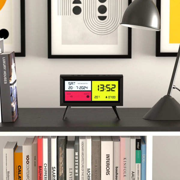 Newgate Spectronoma Lcd Alarm Clock Matte Black – Smooth Sales