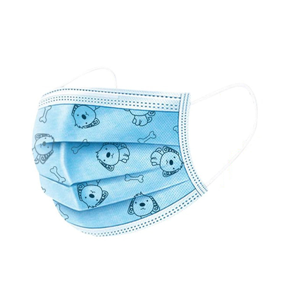 Children's Disposable Pattern Face Masks 50-Pack - Dogs – Smooth Sales