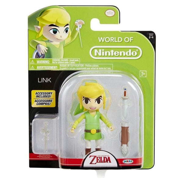 World Of Nintendo - Link Wind Waker With Wand Action Figure 4" – Smooth ...