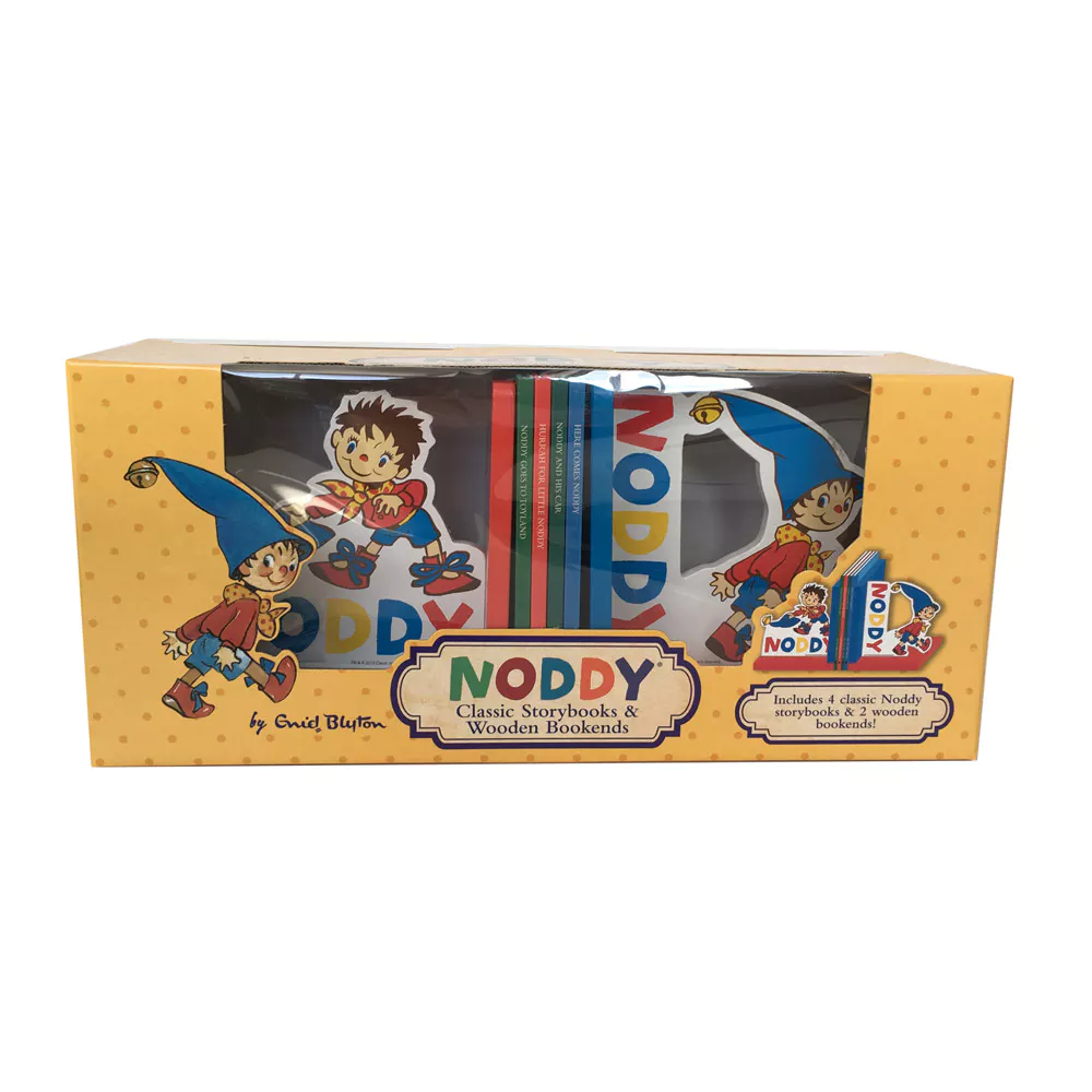 Noddy Classic Storybook and Wooden Bookends: – Smooth Sales