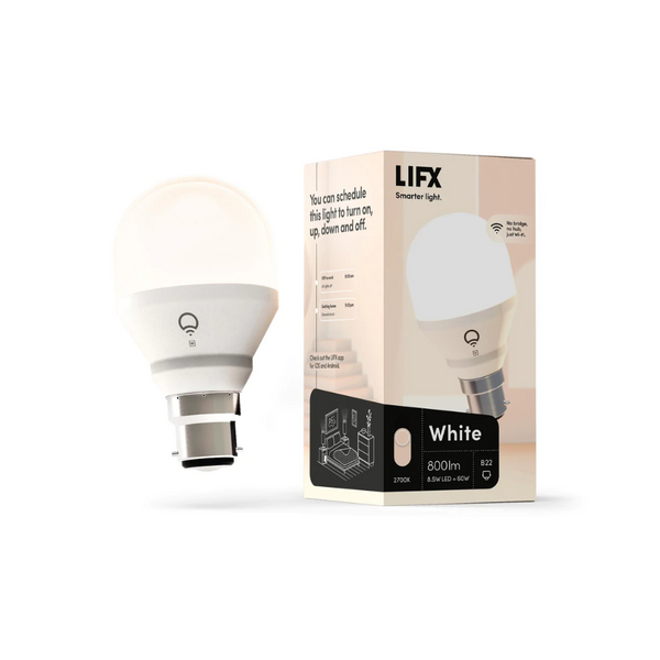LIFX White 8.5W A60 B22 800lm Smart Bulb – Smooth Sales