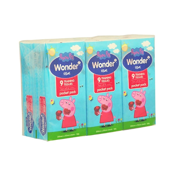 6 x Wonder Peppa Pig Training Facial Pocket Tissues - 9 Pack – Smooth Sales