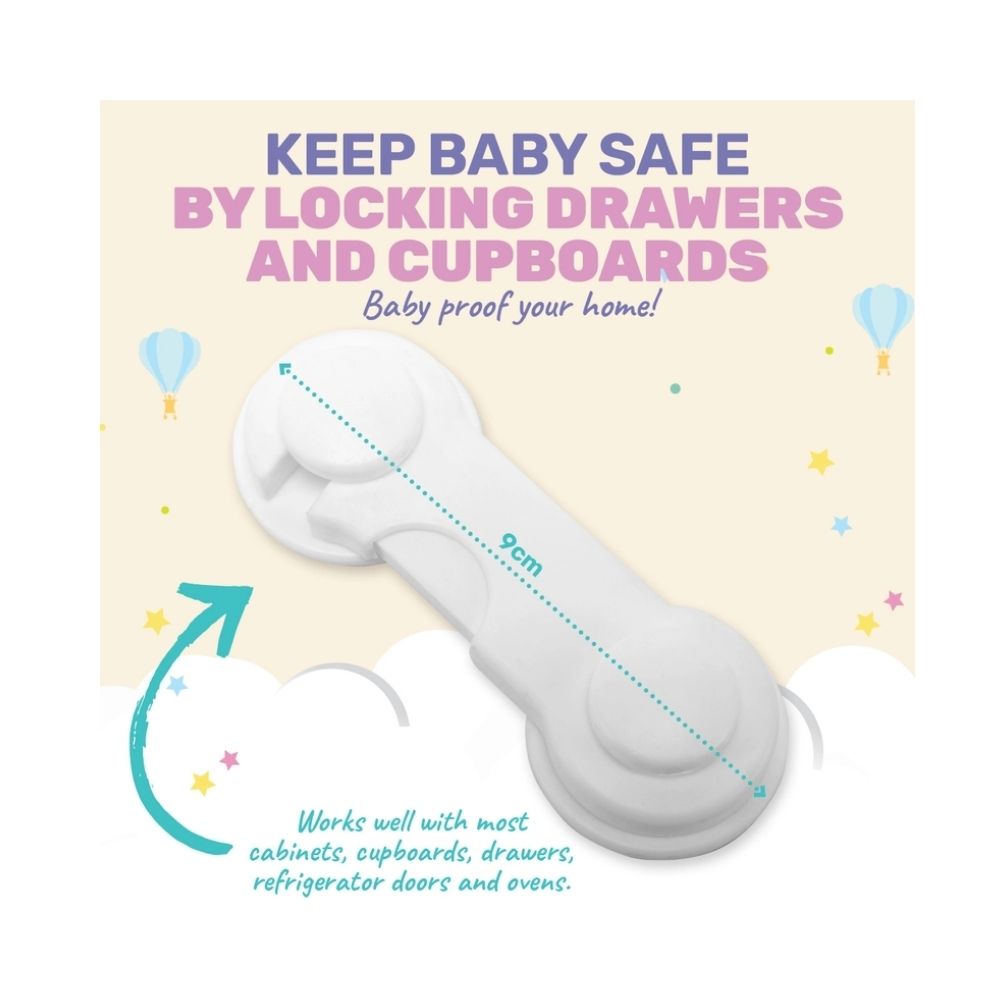 1st Steps Baby Safety 2 Piece Adhesive Latch Lock – Smooth Sales