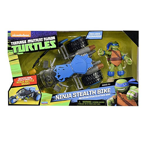 Teenage Mutant Ninja Turtles Leonardo with Stealth Bike – Smooth Sales