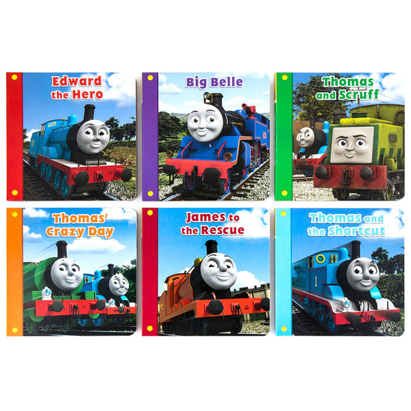 Thomas The Tank Engine Super Library 6-Hardcover Book Collection ...