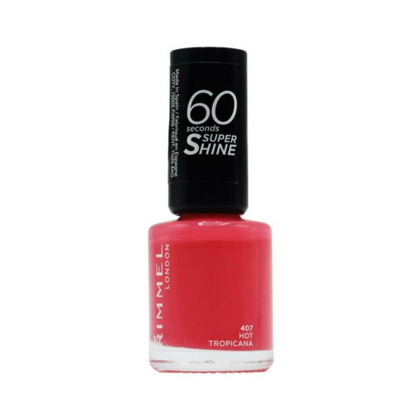 Rimmel 60 Seconds Super Shine Nail Polish #407 Hot Tropicana – Smooth Sales
