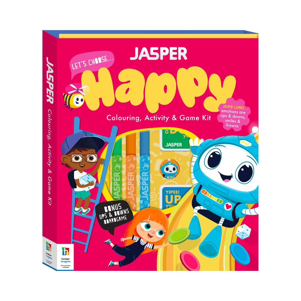 Jasper Let's Choose Happy: Colouring, Activity & Game Kit – Smooth Sales Jasper Let's Choose Happy: Colouring, Activity & Game Kit – Smooth Sales