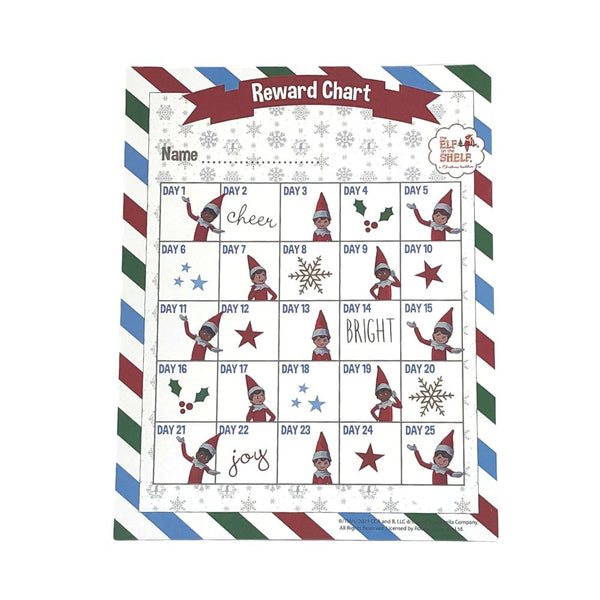 The Elf On The Shelf Reward Chart Pack – Smooth Sales