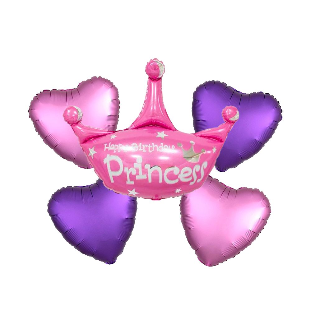 5 Piece Princess Birthday Balloon set – Smooth Sales