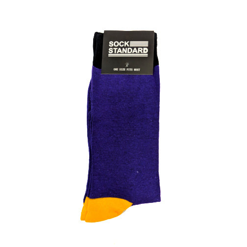 Sock Standard - Purple & Yellow – Smooth Sales