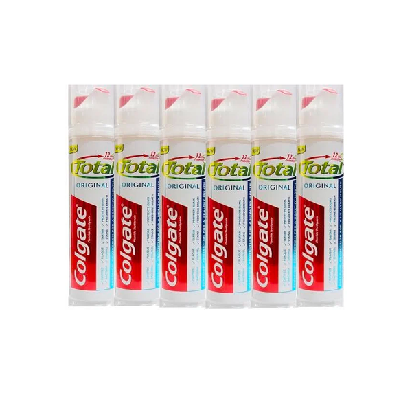 6 x Colgate Total Original Pump Toothpaste 120g – Smooth Sales