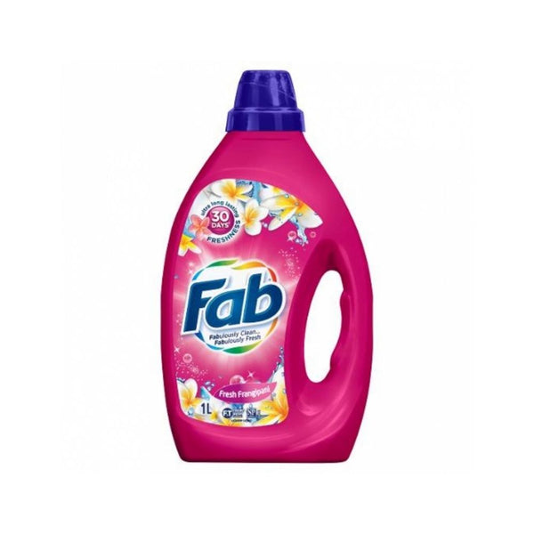 Fab Front & Top Loader Laundry Liquid Frangipani 1L – Smooth Sales