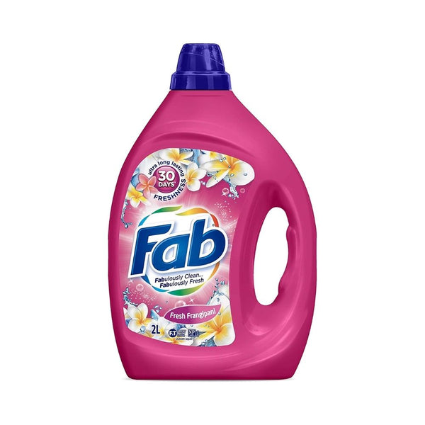 Fab Front & Top Loader Laundry Liquid Frangipani 2L – Smooth Sales