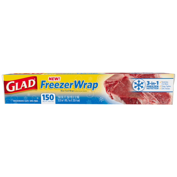 2 x Glad Freezer Wrap 20m – Smooth Sales