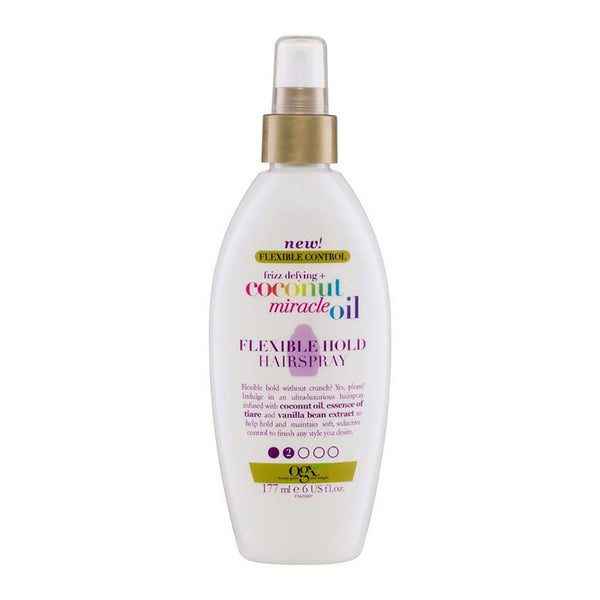 OGX Coconut Miracle Oil Flexible Hold Hairspray 177ml – Smooth Sales