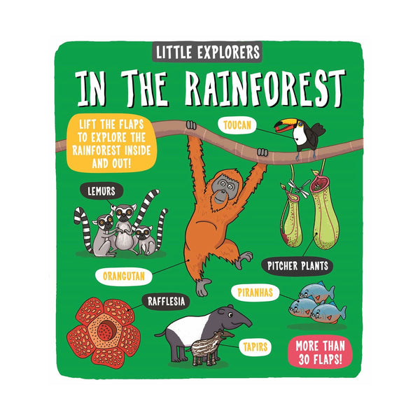 Little Explorers - In The Rainforest Flap Book – Smooth Sales