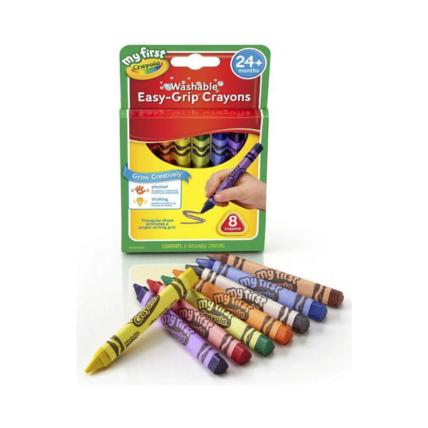Crayola My First School Grip Crayons 8 Pack – Smooth Sales